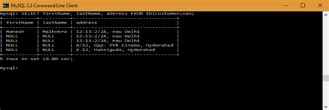 mysql select statement