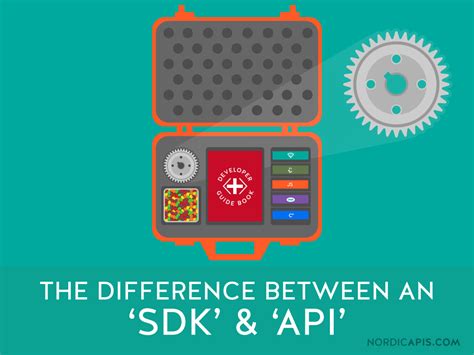 what is the difference between an api and an sdk nordic apis