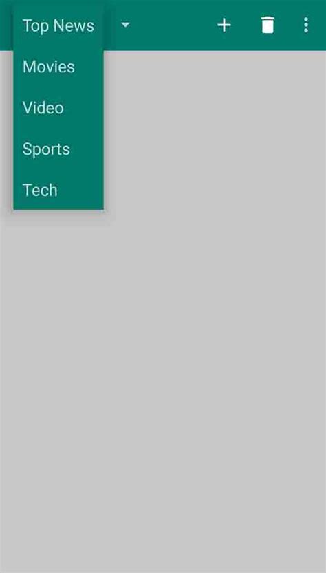 hướng dẫn custom toolbar hiển thị spinner trong android
