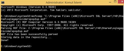 error when opening sql server 2017 configuration manager [0x8004100e