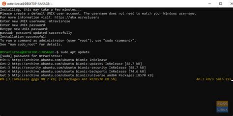 how to run ubuntu using the windows subsystem for linux foss linux