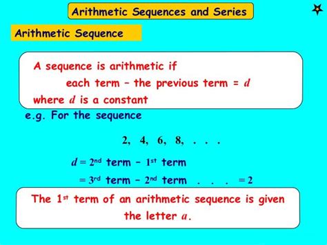 Arithmetic Sequences And Series Cbse Library