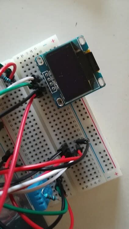 arduino with ssd1306 oled and dht11dht22 sensor simple projects images