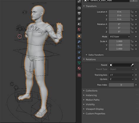 move armature rig into pose position animation and rigging blender