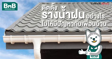ติดตั้งรางน้ำฝนอย่างไร ไม่ให้มีปัญหากับเพื่อนบ้าน Bnb Home