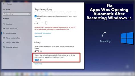 How To Stop Windows 10 From Reopening Your Previous Applications After