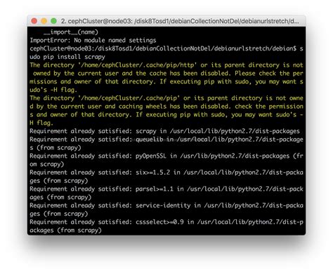 ubuntu 使用pip 安装时if executing pip with sudo you may want sudo s h flag