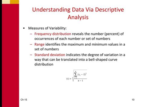 Ppt Basic Data Analysis Descriptive Statistics Powerpoint