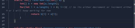 java reverse array hackerrank stack overflow