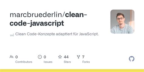 github marcbruederlin clean code javascript 🛁 clean code konzepte