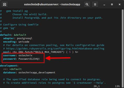 how to use postgresql with ruby on rails application ostechnix