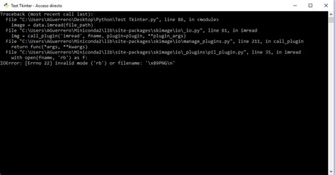 python ioerror [errno 22] invalid mode rb or