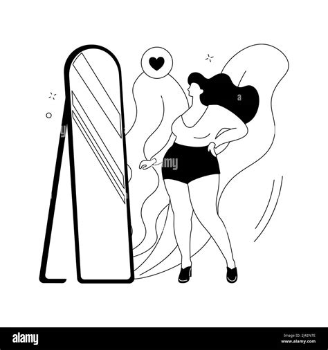 Body Positive Abstract Concept Vector Illustration Positive Body Image
