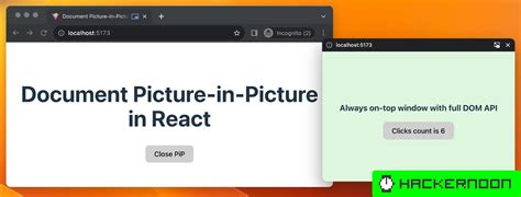how to document picture in picture in react with typescript hackernoon