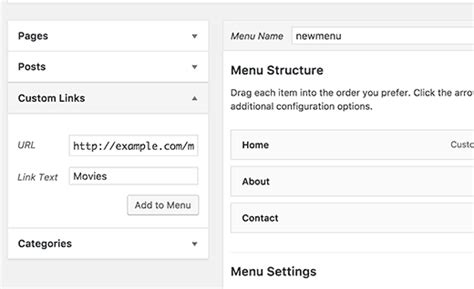 how to add post type archive in wordpress navigation menus