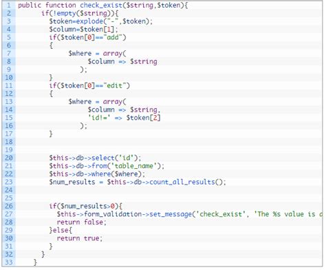 check value already exists in codeigniter w3school