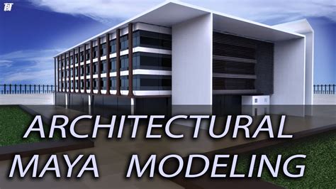 architectural autodesk maya modeling building exterior keyshot