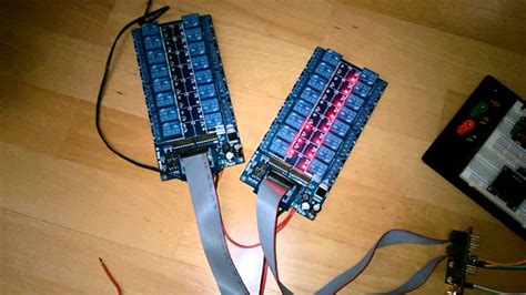 first test of esp8266 with smart domotik expander shield