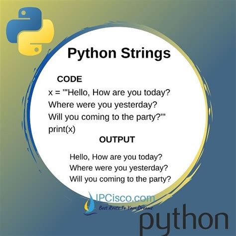 python strings ⋆ ipcisco