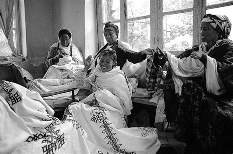 Embroiderers Addis Ababa Ethiopia Ethiopia Ethiopian People Addis