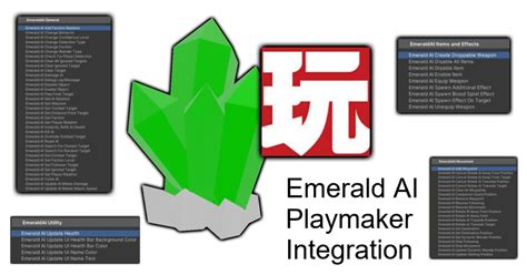 emerald ai playmaker integration visual scripting unity asset store