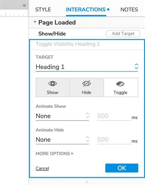 blinking text tutorial · axure docs