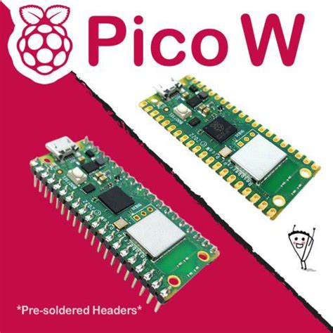 raspberry pi pico wireless smd or pre soldered headers
