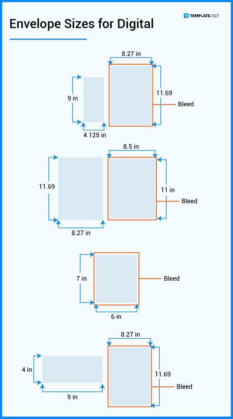 Envelope Size Chart Complete Guide To Envelope Sizes For 45 Off