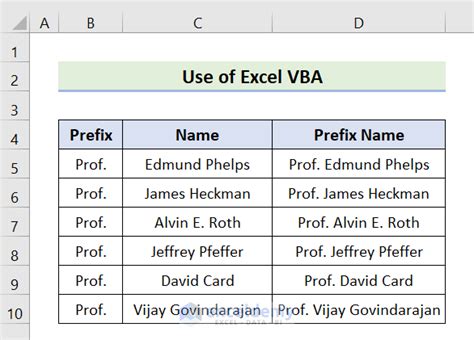 how to add prefix to entire column in excel 4 simple methods