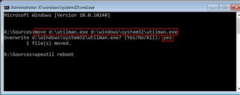 reset windows 10 local admin password using command prompt