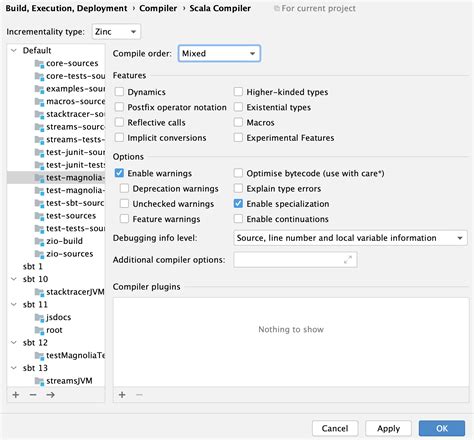 compile and build scala projects intellij idea