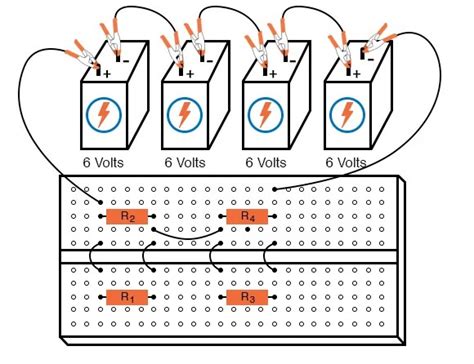 How To Build Parallel Circuit On Breadboard Wiring Draw And Schematic