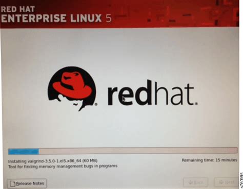 installing red hat linux version 5 11 and protectier version 3 4 1 for