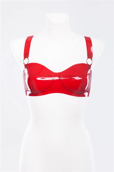Latex Bra Stockings Lingerie Womens Dresses Latex Swimsuit Mode