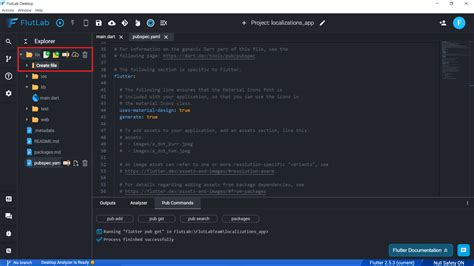how to use flutter localizations in flutlab