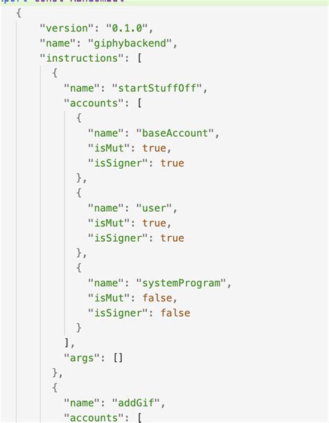 reactjs solana web3 program constructor is expecting a json as one of