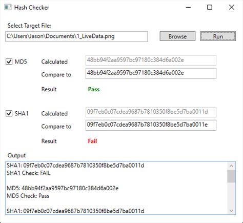 c example hash checker osh garage