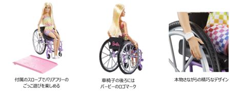 美の多様性や個性の大切さを伝える『バービー ファショニスタシリーズ』最新作！世界中で話題の車いすにのったバービー「カラフルロンパース くる