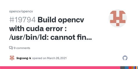 build opencv with cuda error usr bin ld cannot find ltrue · issue
