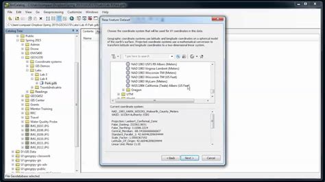arcgis geodatabases and feature classes part 1 youtube