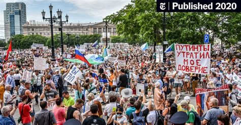 Protests Swell In Russias Far East In A Stark New Challenge To Putin