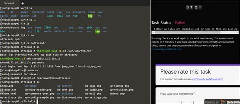 linux find command task failed surprising kodekloud engineer