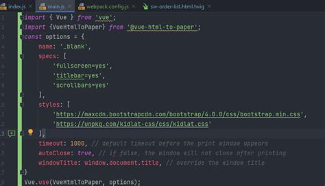 vue js using vue package in administration component shopware 6