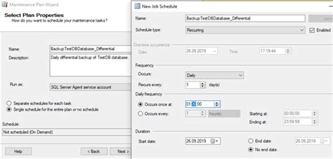 backup database task in sql server maintenance plans