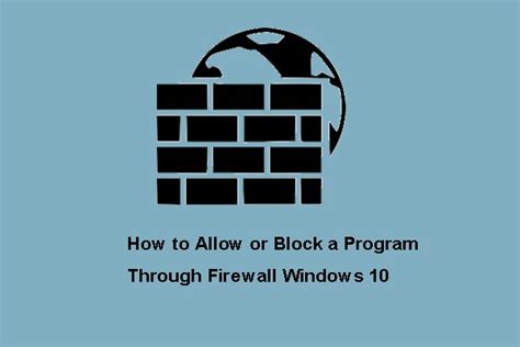 Allow An App Through Firewall Windows