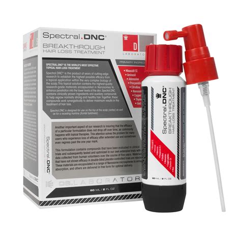 Spectral Dnc Traitement Pour Cheveux Clairsemés Minoxidil 5 Aminexil