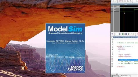 modelsim tutorial write complie and simulate verilog