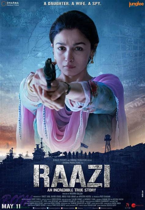 Alia Bhatt Hold The Gun In This Fierce Raazi Movie Poster Photo Bom