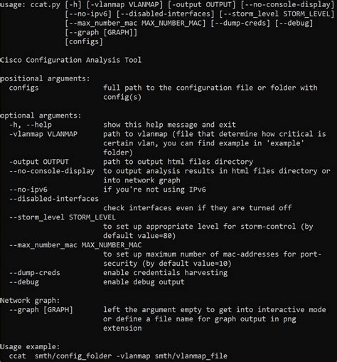 how to use ccat an analysis tool for cisco configuration files black