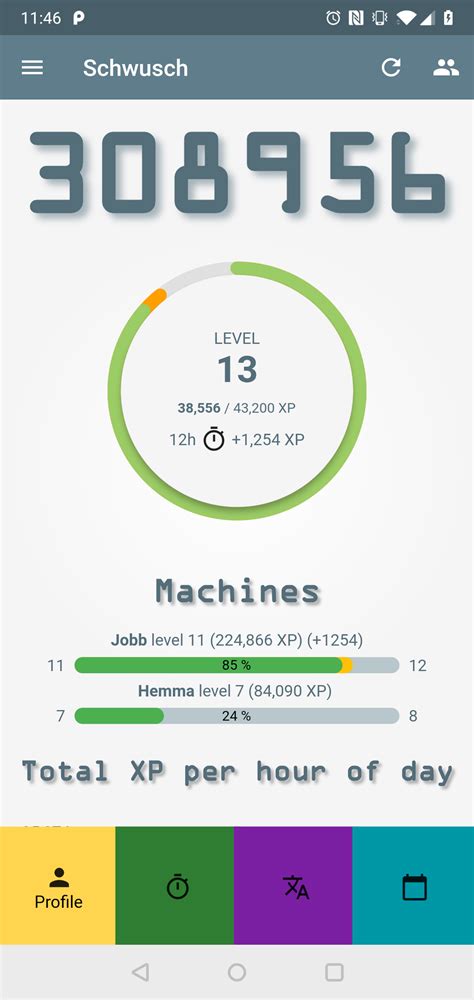 flutter app for browsing code stats profiles